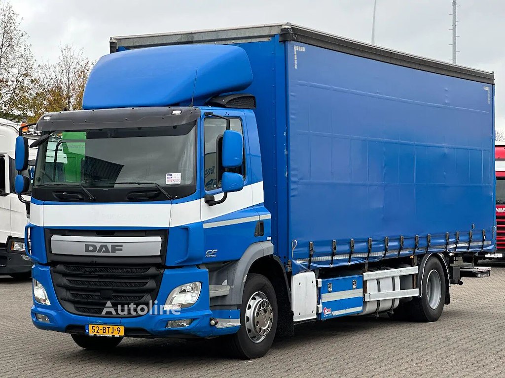 DAF CF 370 Euro 6 / BDF / Laadklep / New Tacho *New Apk* kamion sa klizna zavesa cerada
