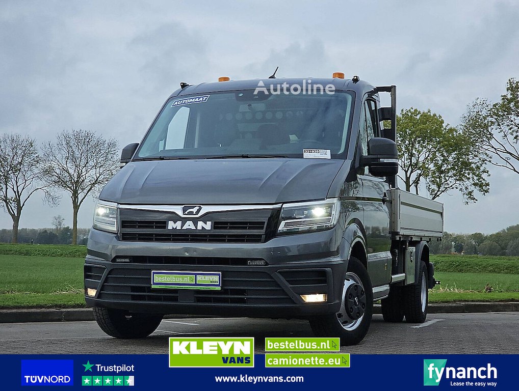MAN TGE 5.180 Open-Laadbak LED AC! kamion s ravnom platformom < 3.5t