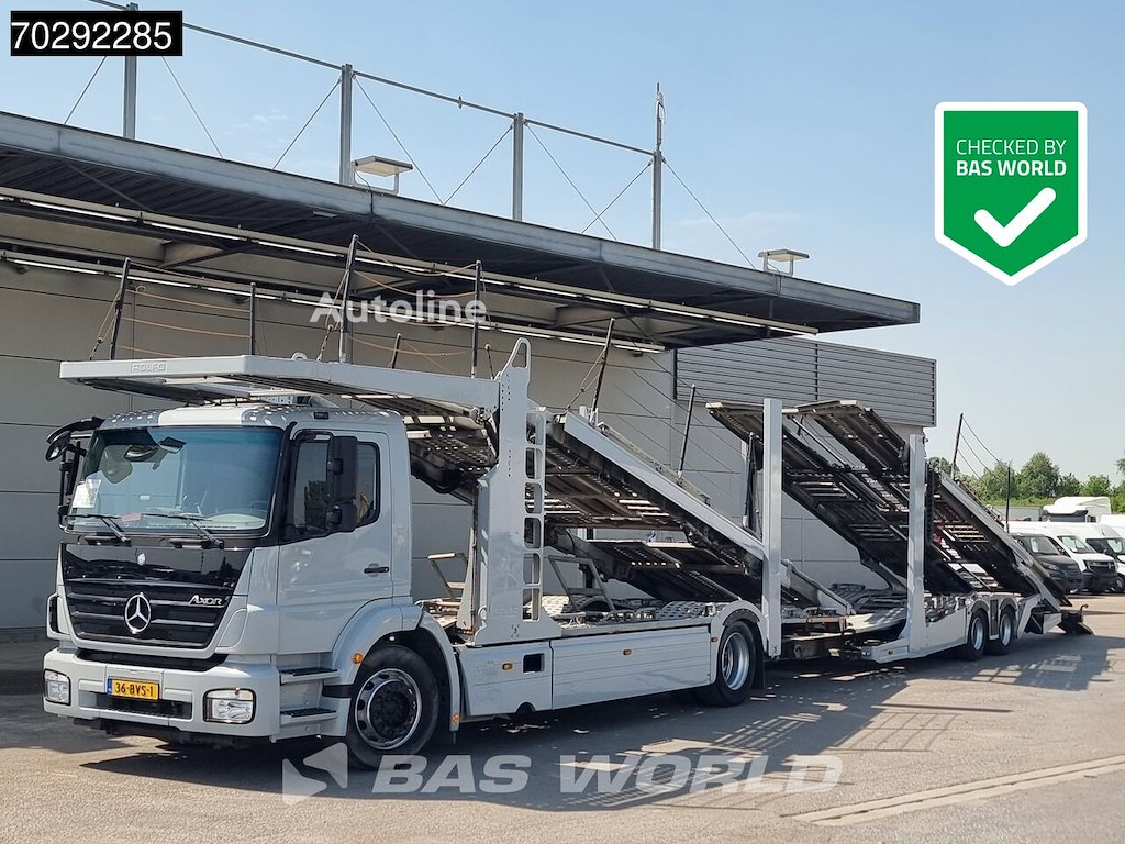 Mercedes-Benz Axor 1833 4X2 NL-Truck Rolfo car transporter Retarder 3-Pedals E autotransporter