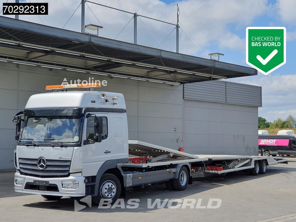 Mercedes-Benz Atego 1230 4X2 Kuvvetli car transporter 6 spots Hydrlaulic Winch autotransporter