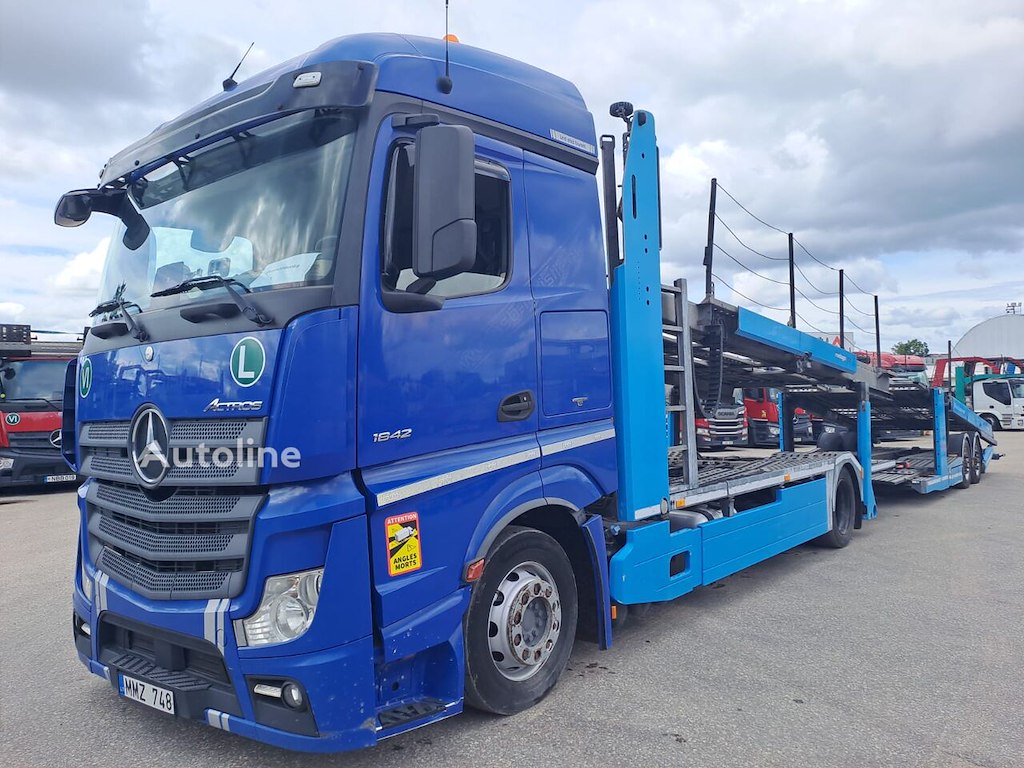 Mercedes-Benz + Kassbohrer 2014 autotransporter + prikolica autotransportera