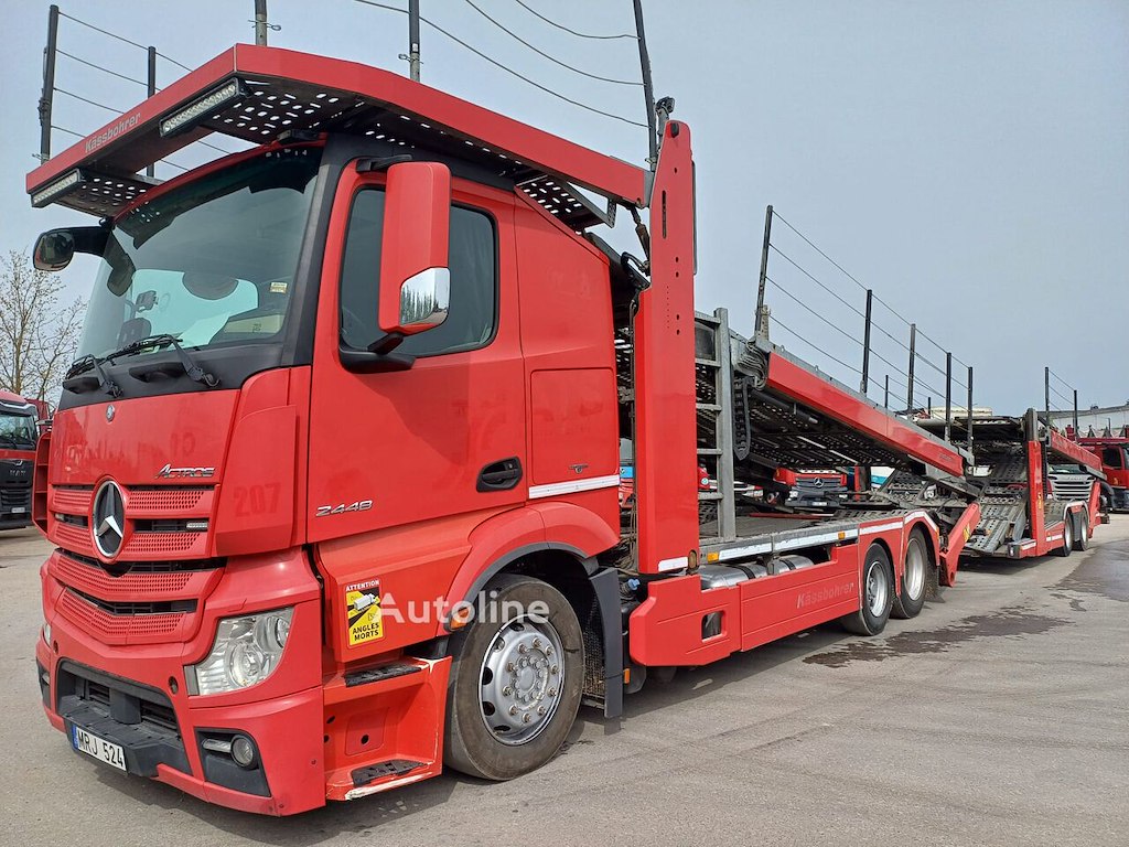Mercedes-Benz Acros / Metago pro +Kassbohrer 2017 autotransporter + prikolica autotransportera