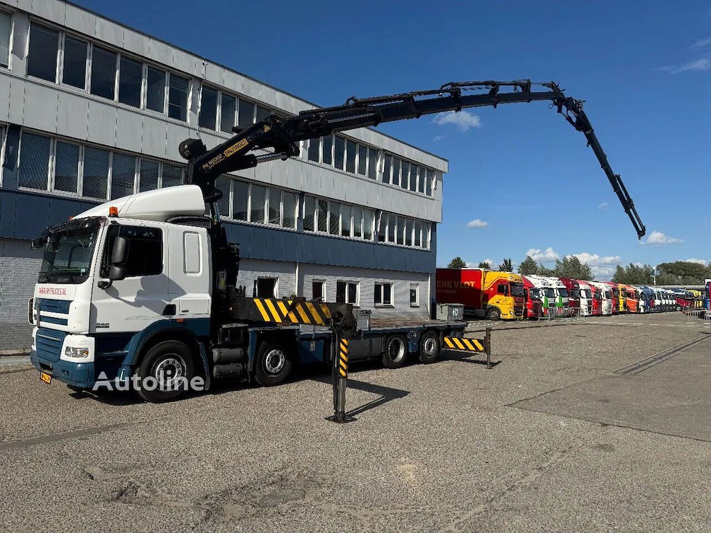 DAF CF 85.410 8X2 EURO 5 PALFINGER PK60002 + FLY JIB + REMOTE + TWIS kamion platforma