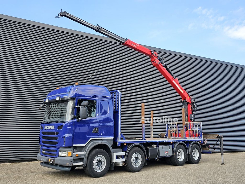 Scania G440 / RETARDER / 8x4 / PALFINGER-EPSILON CRANE kamion platforma
