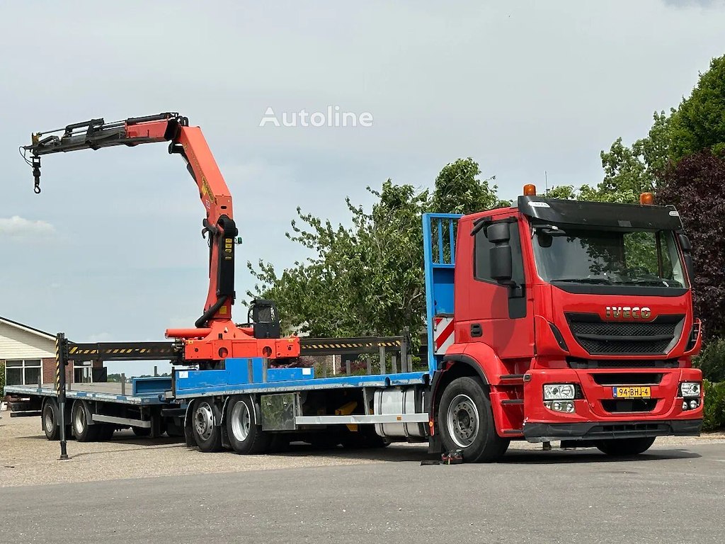 IVECO Stralis 420 !KRAAN/CRANE/GRUE/ Palfinger 22TM!! RADIO REMOTE!! E kamion platforma
