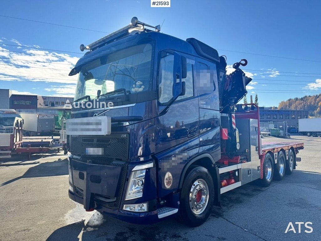 Volvo FH540 Kombibil kamion platforma