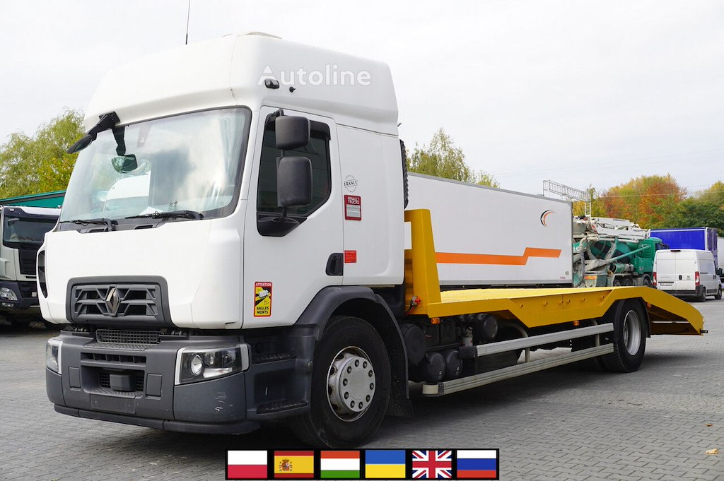 Renault D19 Wide Glob / 7.8 m NEW tow truck / 280 tho. km šlep auto