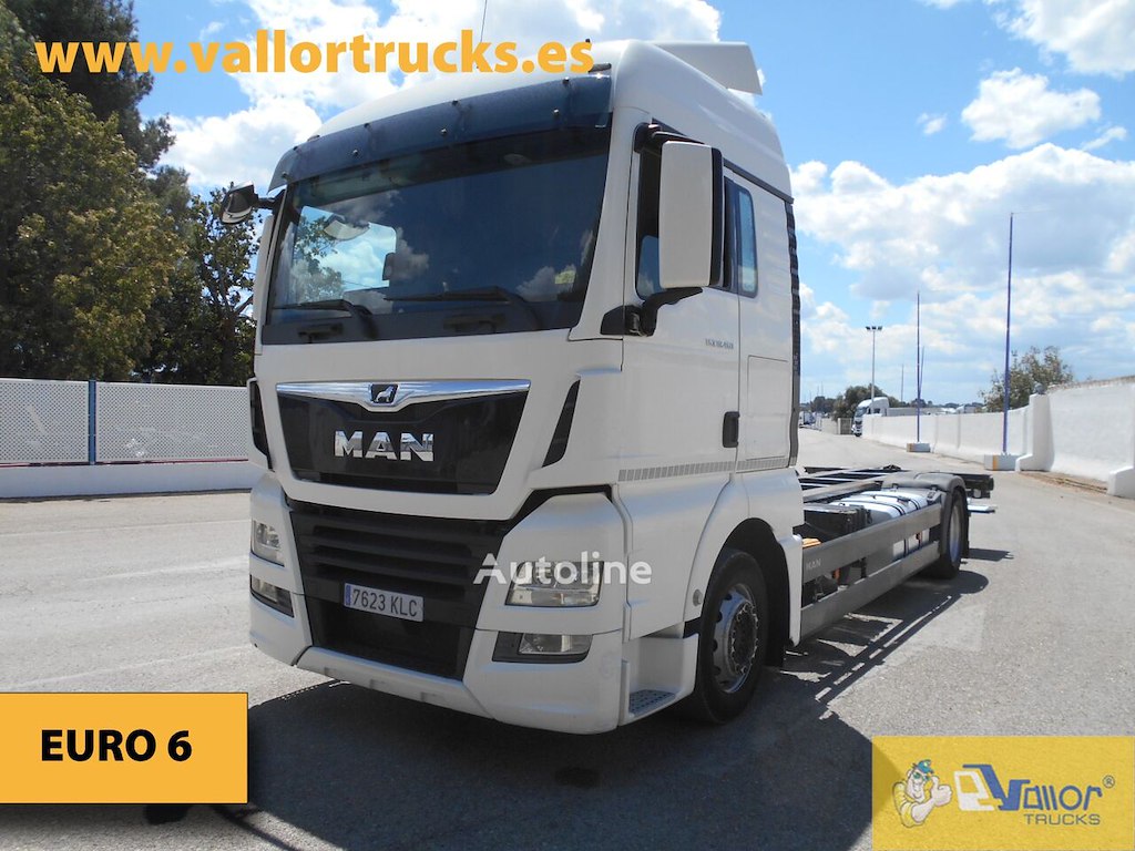 MAN TGX 18.460 kamion autopodizač kontejnera