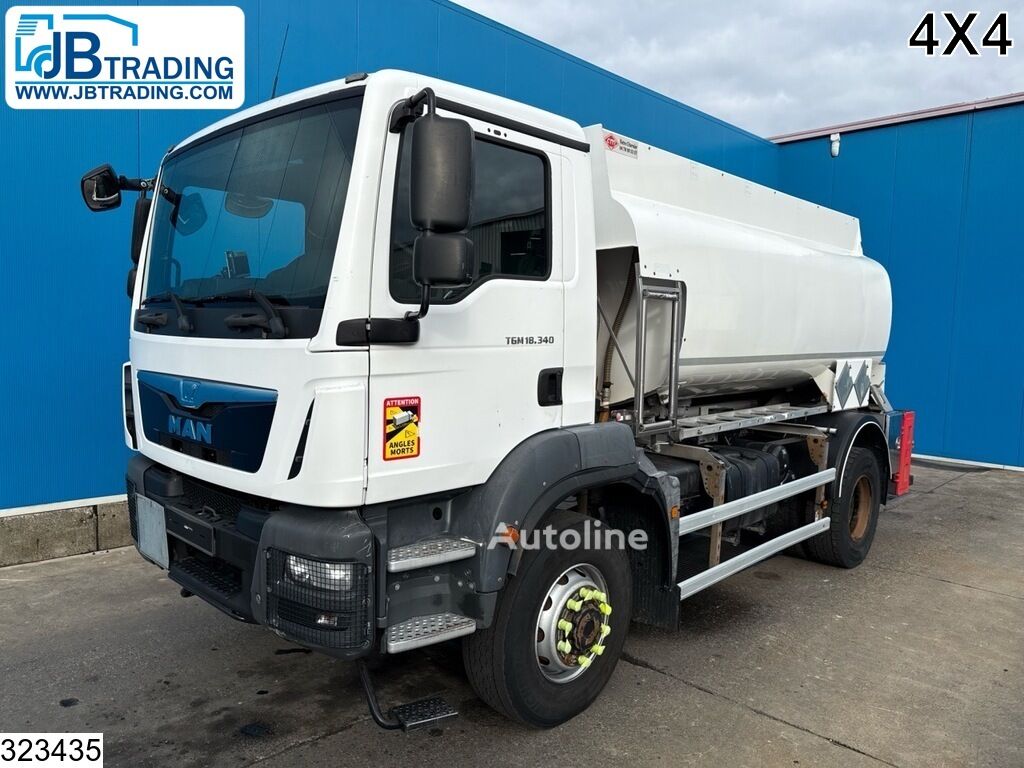 MAN TGM 18 340 4x4, EURO 6, 10500 Liter, 4 Comp. autocisterna