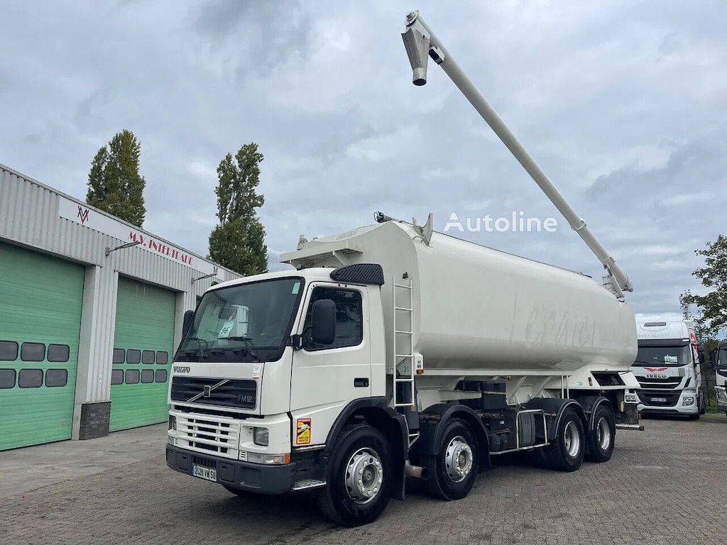 Volvo FM 12.380 8X4 SILO AUGER / AIR GREAT CONDITION / fully serviced! autocisterna