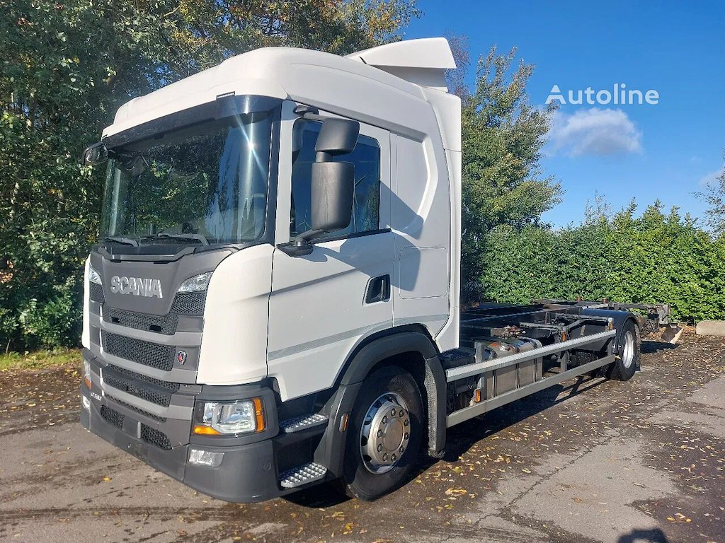 Scania G360 4x2 LL – SleepCab - wechselfahrgestell 715,745 -TOP! vozilo za prevoz kontejnera