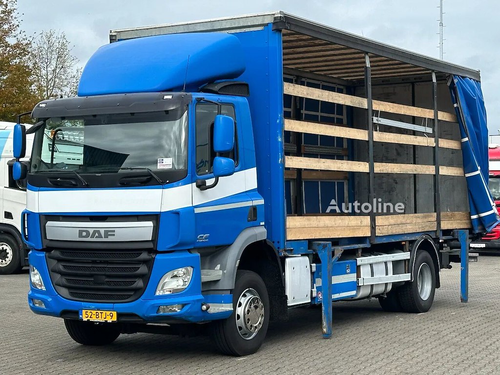 DAF CF 370 Euro 6 / BDF / Laadklep / New Tacho *New Apk* vozilo za prevoz kontejnera