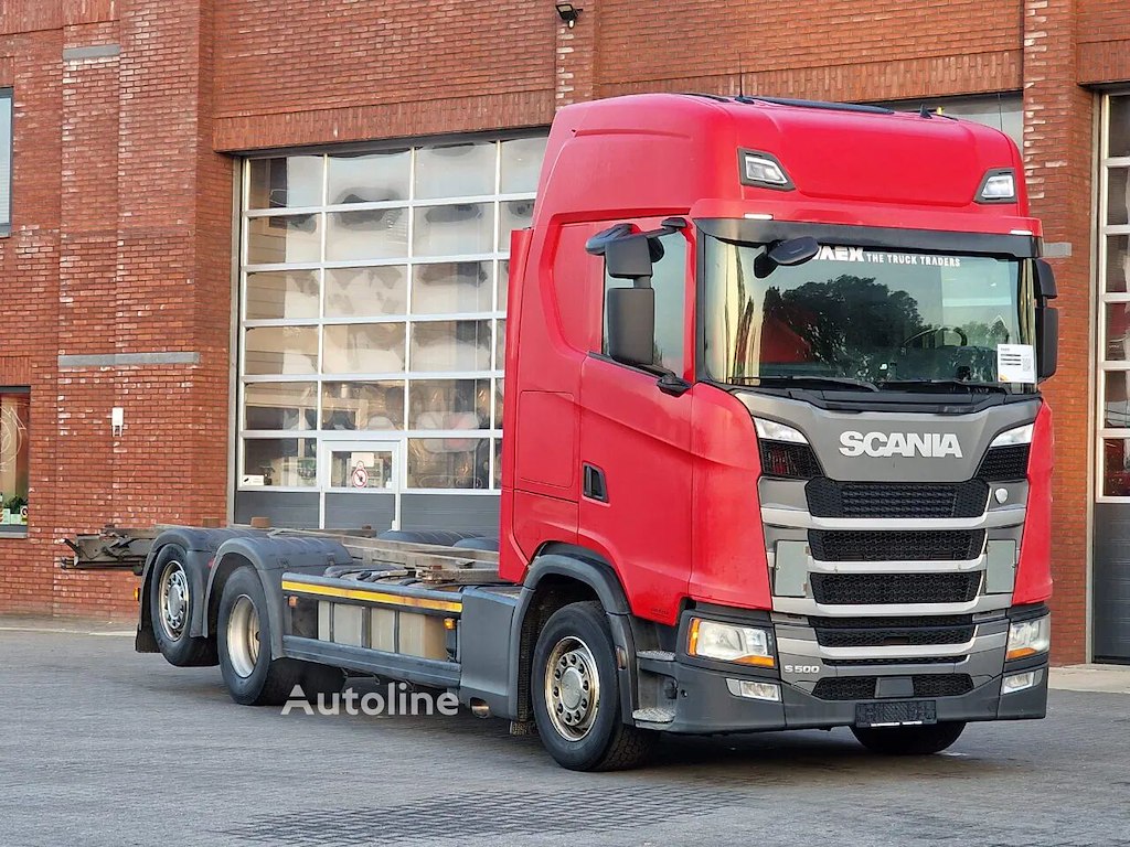 Scania S500 NGS Highline 6x2 - BDF - Full air - Navi - Retarder vozilo za prevoz kontejnera