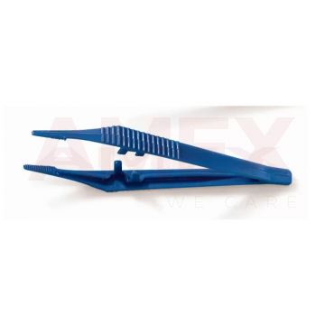 Nesterilna pinceta Isolab, polipropilen, tup vrh, 110 mm, 10 komada