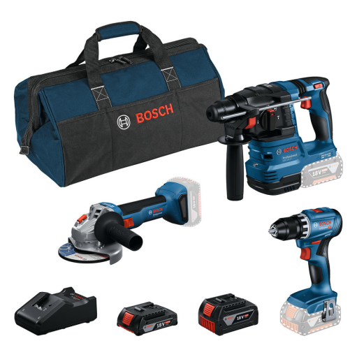 Bosch Set alata18V GBH18V-22+GSR18V45+GWS18V8, 0615A50061