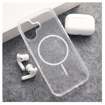 Maska Mag Case Clear Slim za iPhone 17 bela