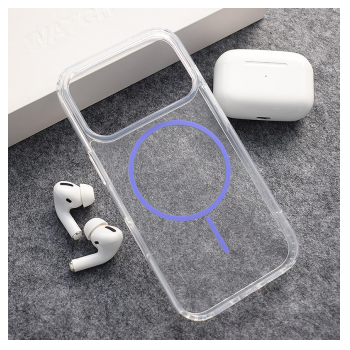 Maska Mag Case Clear Slim za iPhone 17 Pro Max ljubicasta