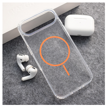 Maska Mag Case Clear Slim za iPhone Air narandzasta