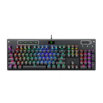 Gaming mehanicka tastatura T-DAGGER Adriatic TGK316-BL (plavi switch) crna