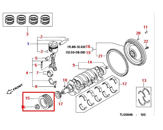 12303 remenica za Nissan Atleon Cabstar kamiona