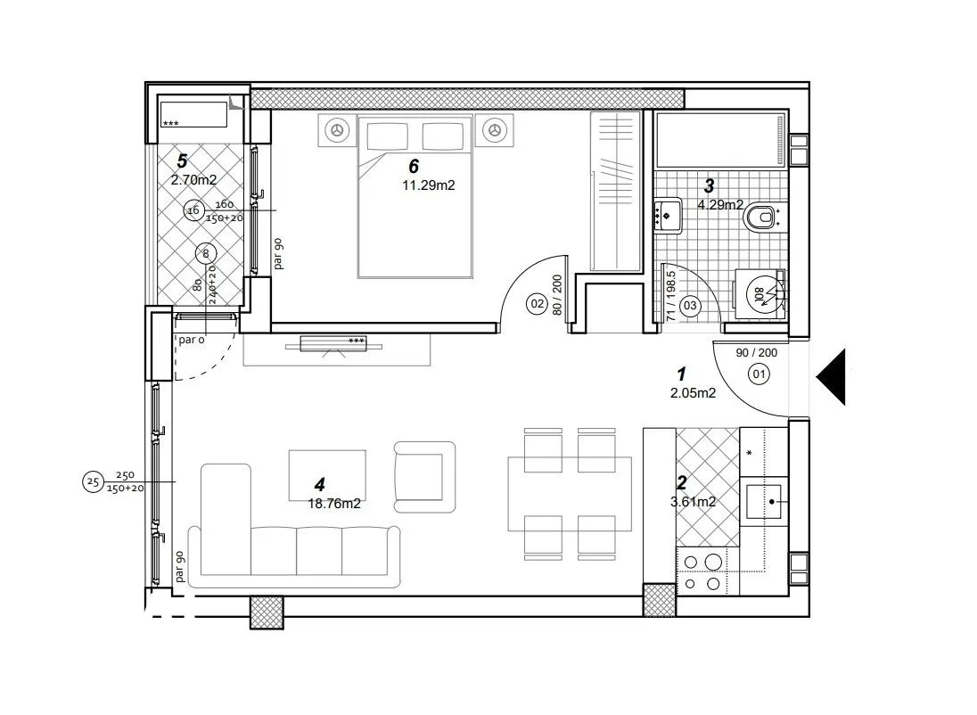 Stan,NOVI SAD,TELEP,kv: 41.00, € 111807, ID: 1101412