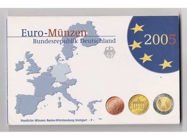 Euro set kovanica - 2005 Nemačka, Štutgart