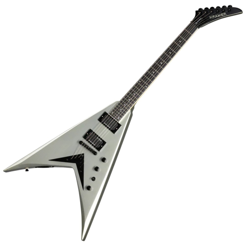 Kramer Dave Mustaine Vanguard Silver Metallic električna gitara