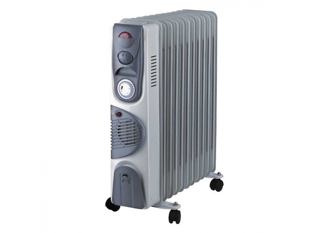 Uljani radijator sa ventilatorom i 11 rebara 2900W Prosto UR-B22FT-11E