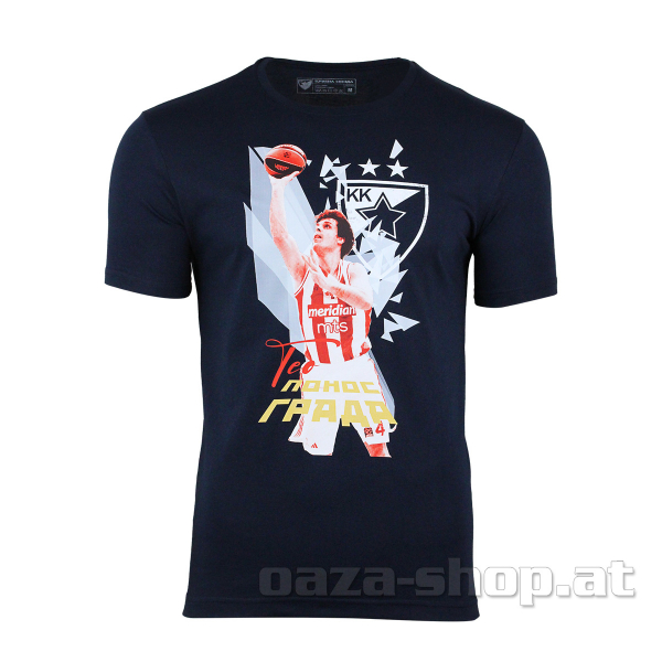 T-Shirt KK Red Star – Teodosić (navy blue)