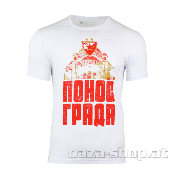 T-shirt KK Red Star – Pride of the City (white)