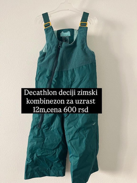 decathlon zimski kombinezon 12m