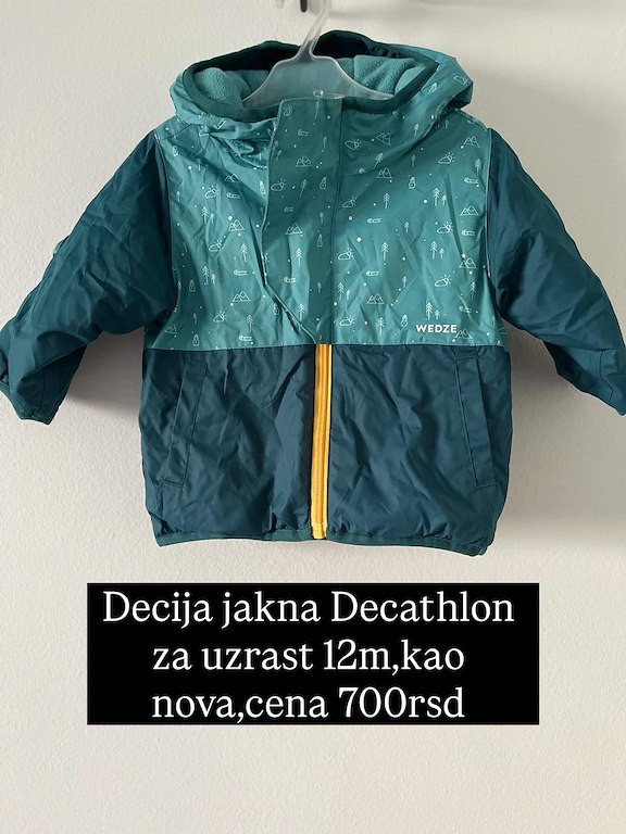 decathlon zimska jakna 12m