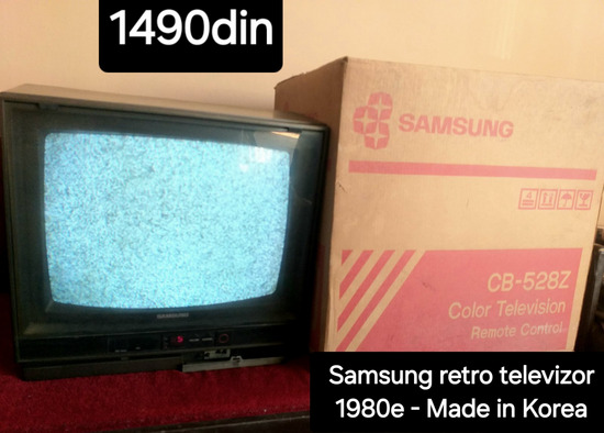 Samsung retro televizor 1980e Made Korea CB 528Z