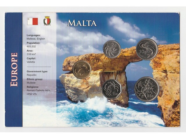 Malta, set kovanica