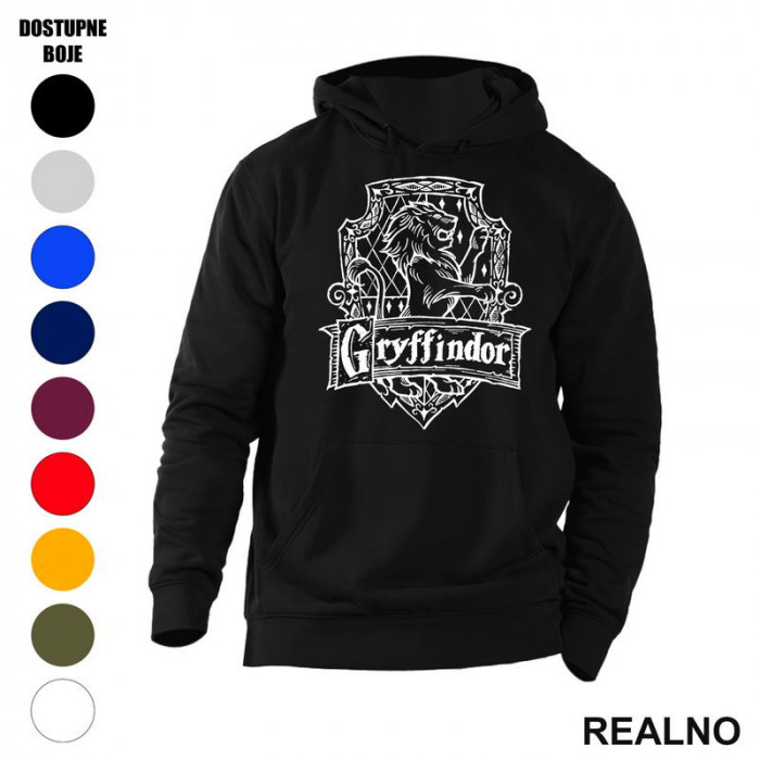GRYFFINDOR CREST - HARRY POTTER - DUKS SA DŽEPOVIMA