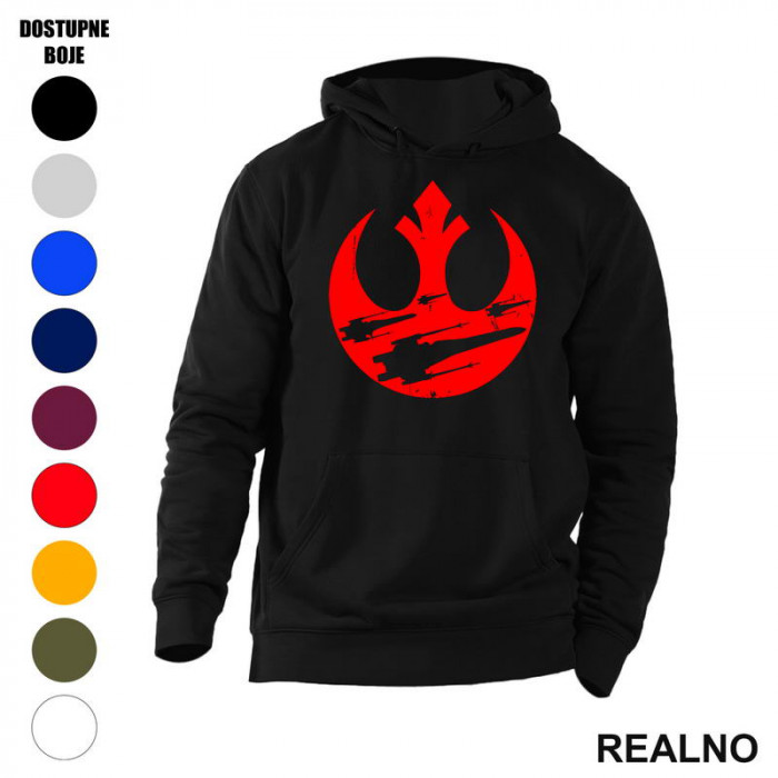 RED REBEL ALLIANCE - STARSHIPS - STAR WARS - DUKS SA DŽEPOVIMA