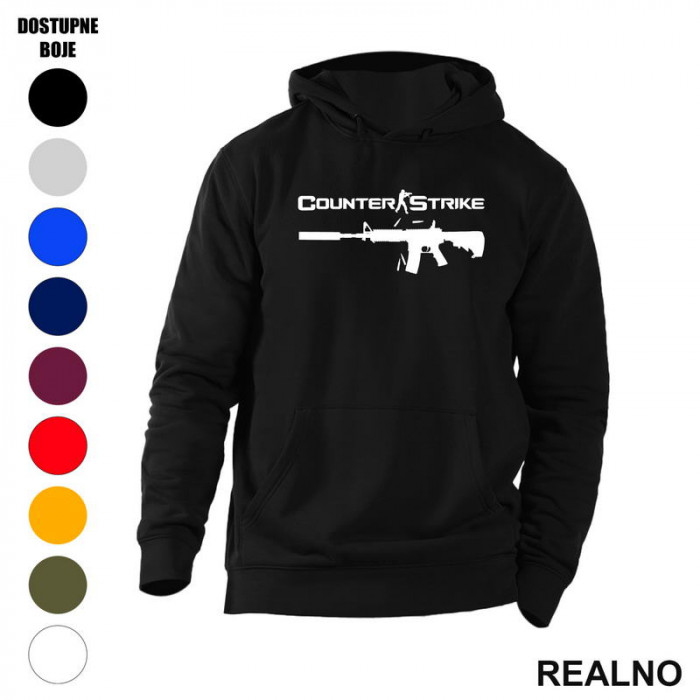 BLACK M16 - COUNTER - STRIKE - CS - DUKS SA DŽEPOVIMA