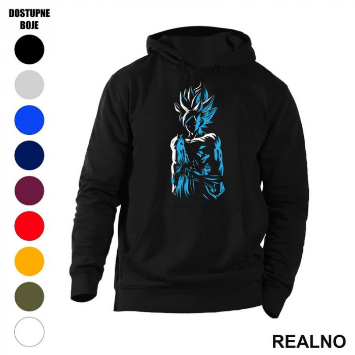 BLUE LIGHT SHINE - GOKU - DRAGON BALL - DUKS SA DŽEPOVIMA