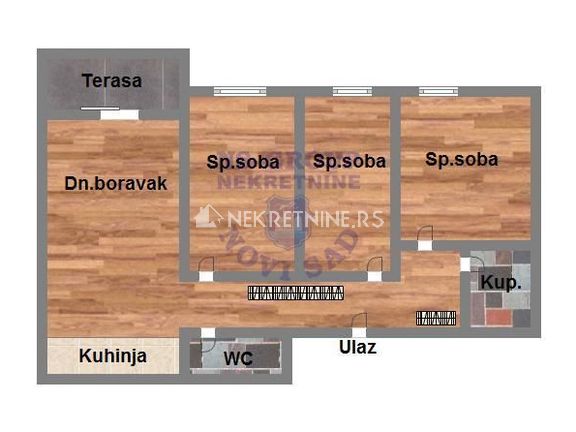 Telep - četvorosoban stan - PDV