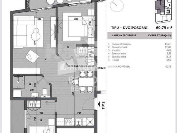 2.5 stan u luksuznoj novogradnji, Živka Davidovića ID#3211