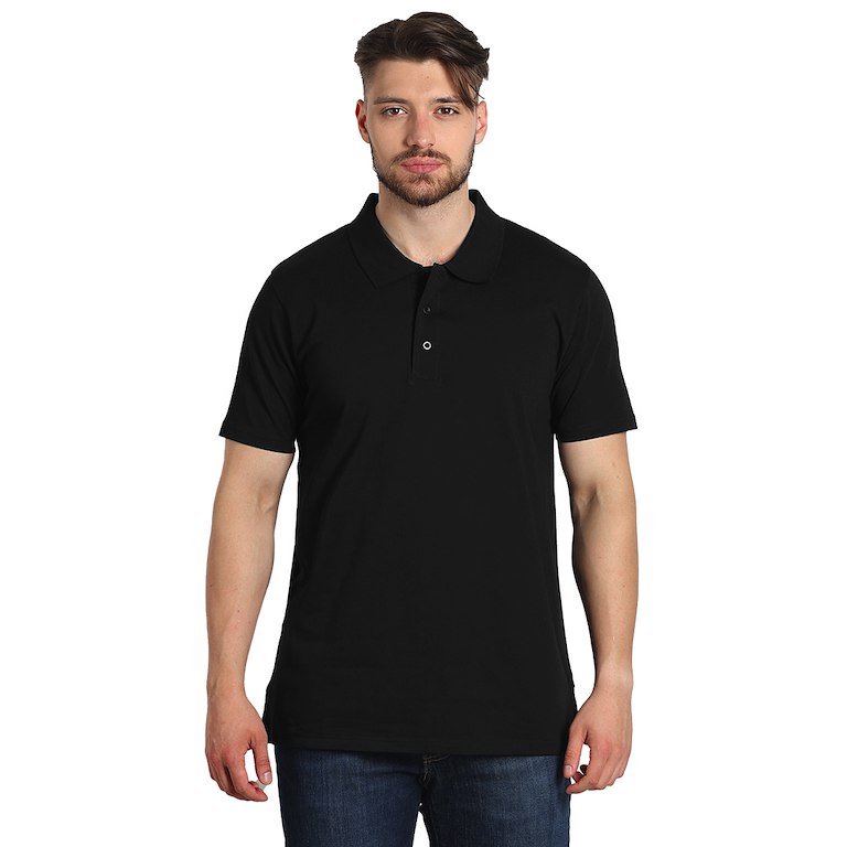 PREMIUM POLO, polo majica, 180 g/m2, crna