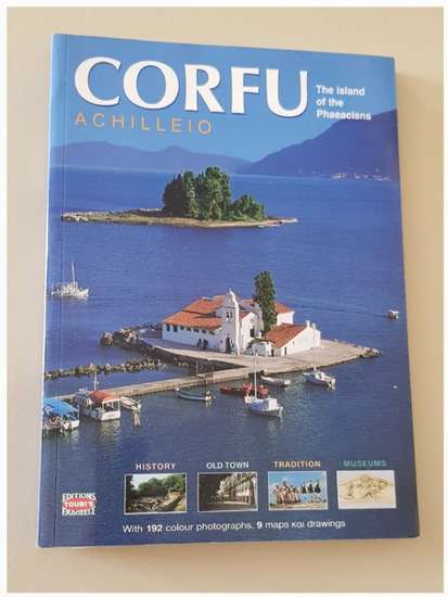 Corfu Achilleio turisticki vodic za Krf, knjiga