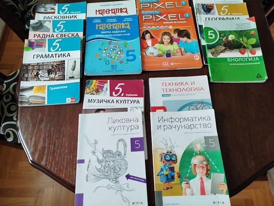 Komplet udzbenika za 5 razred/