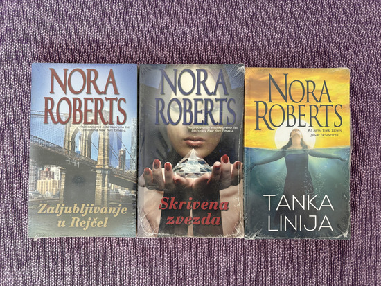 Nora Roberts knjige 3 kom - 500 din NOVO