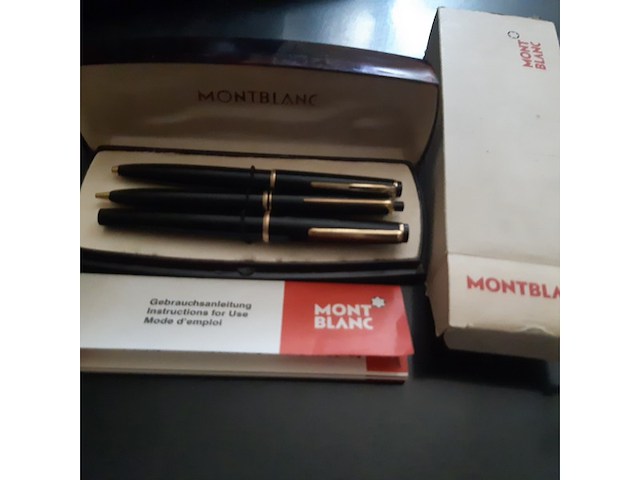 Mont Blanc komplet No 26,32,38