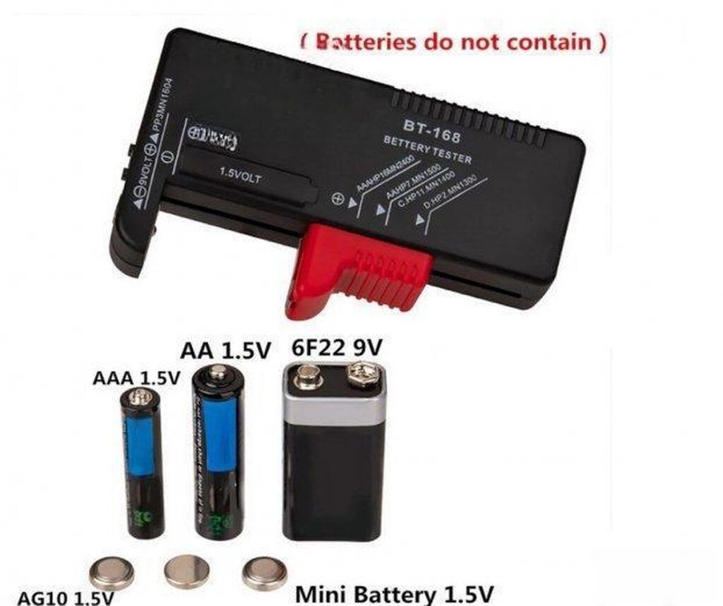 TESTER za baterije: - Analogni ili Digitalni model; Karakteristike: -