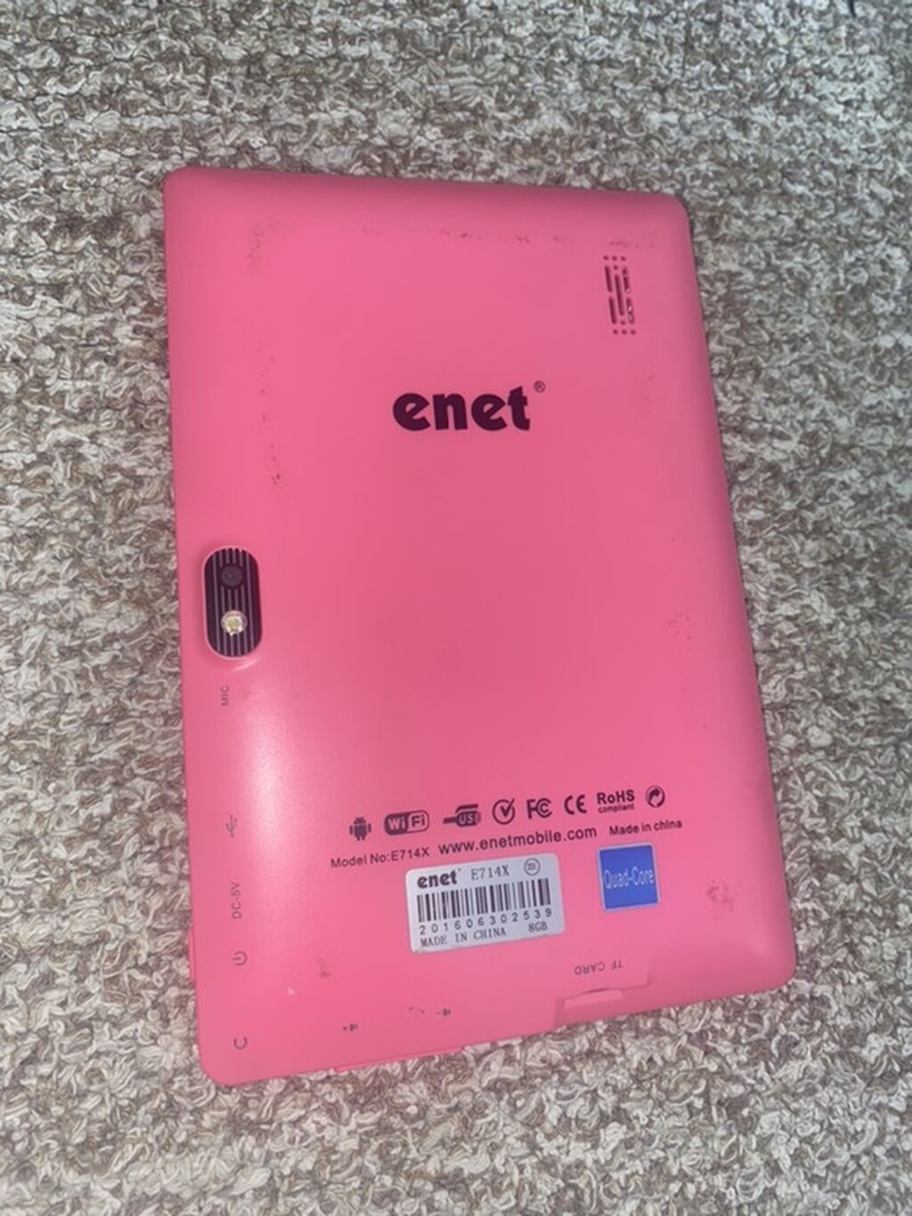 Enet tablet E714X – ružičasti - Model: Enet E714X
