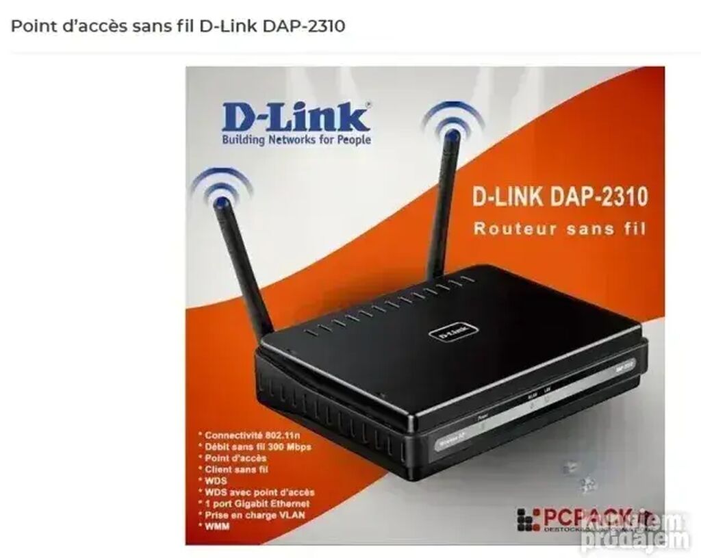 *** AKCIJA *** 0158 D-Link Connect Wireless N Access Point DAP-2310;