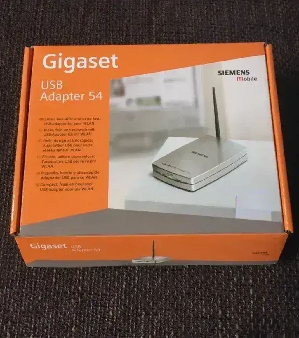 Siemens Gigaset USB adapter for WLAN; 54 Mbit/sek. NOVO, neotpakovano!