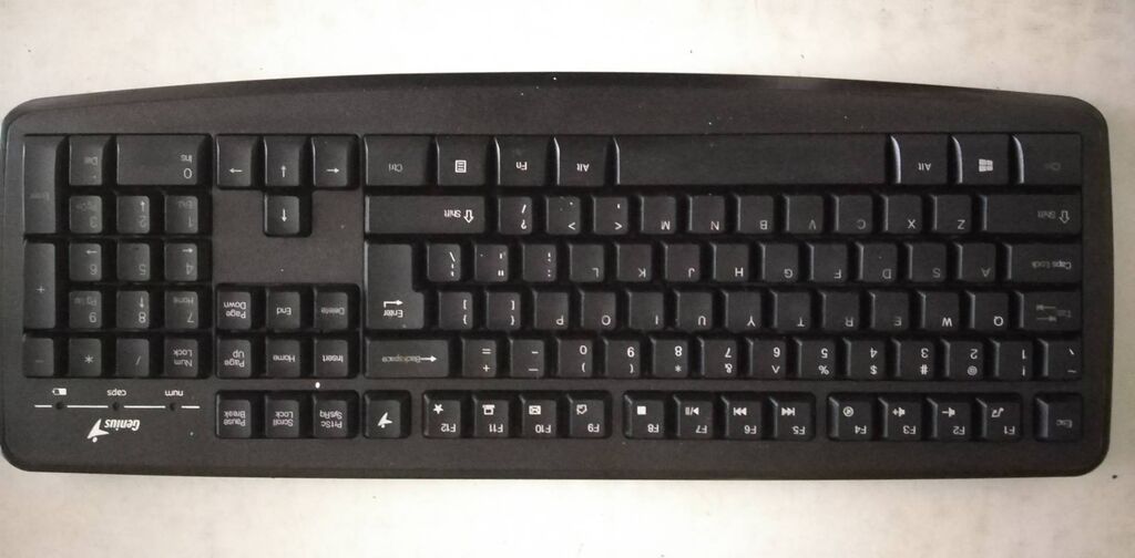 Tastatura Ginius bezicna neispitano,fali prijemnik